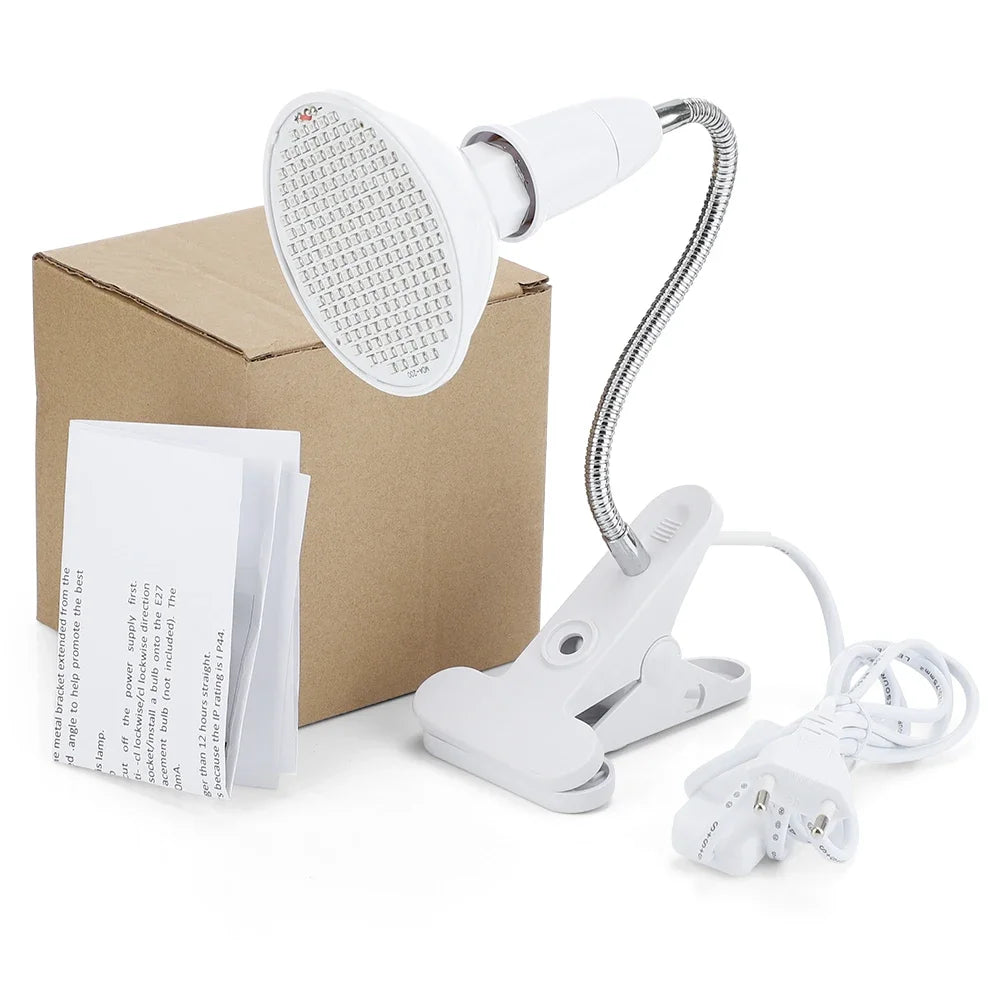 200 LEDs Infrared Light Therapy Lamp Skin Care Anti Aging 660nm 850nm ...